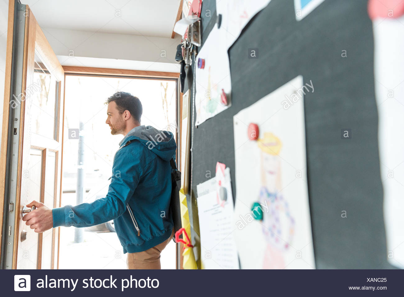 Man Leaving House High Resolution Stock Photography and Images - Alamy