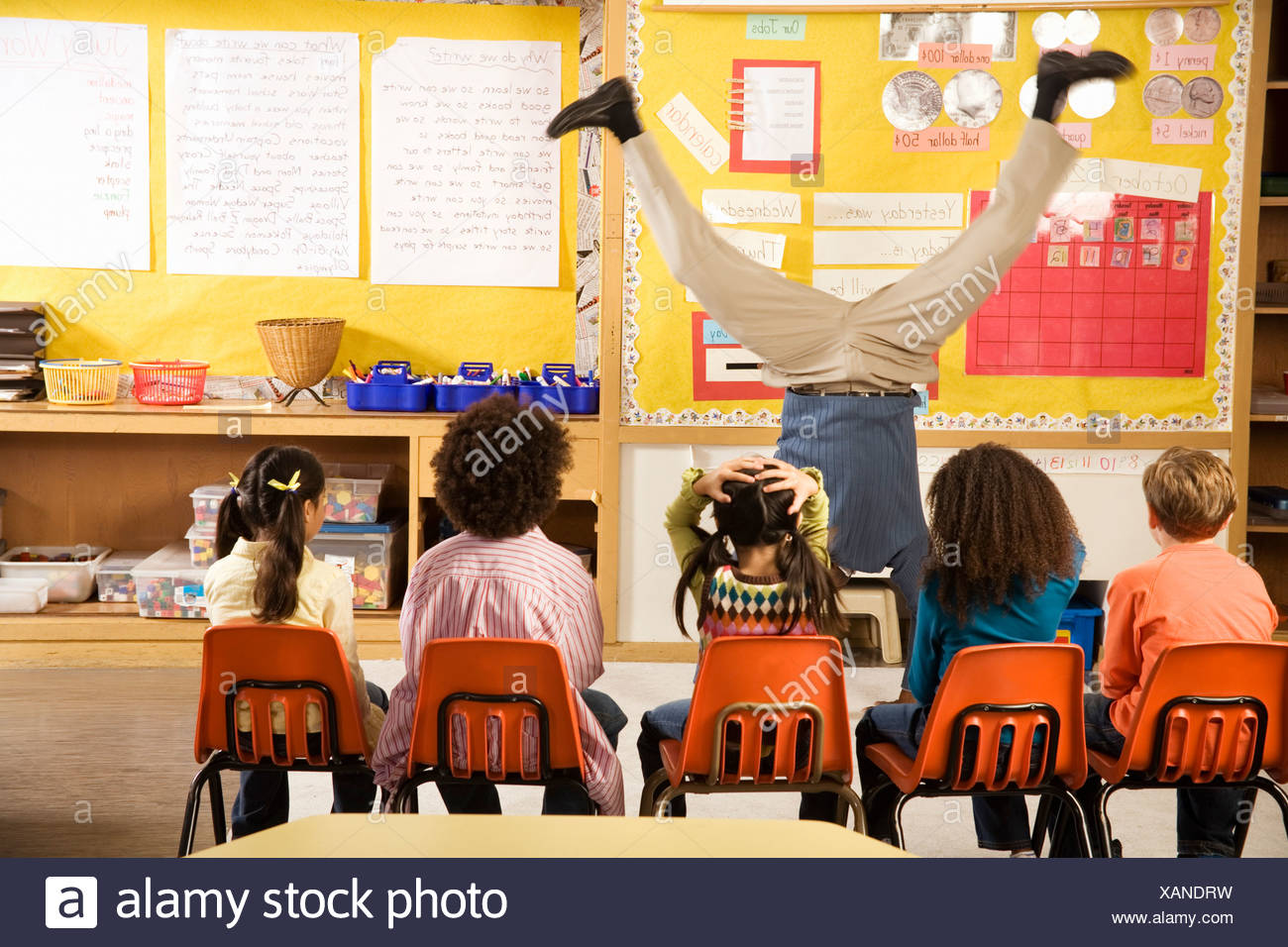 Boy Doing Handstand Stock Photos & Boy Doing Handstand Stock Images - Alamy