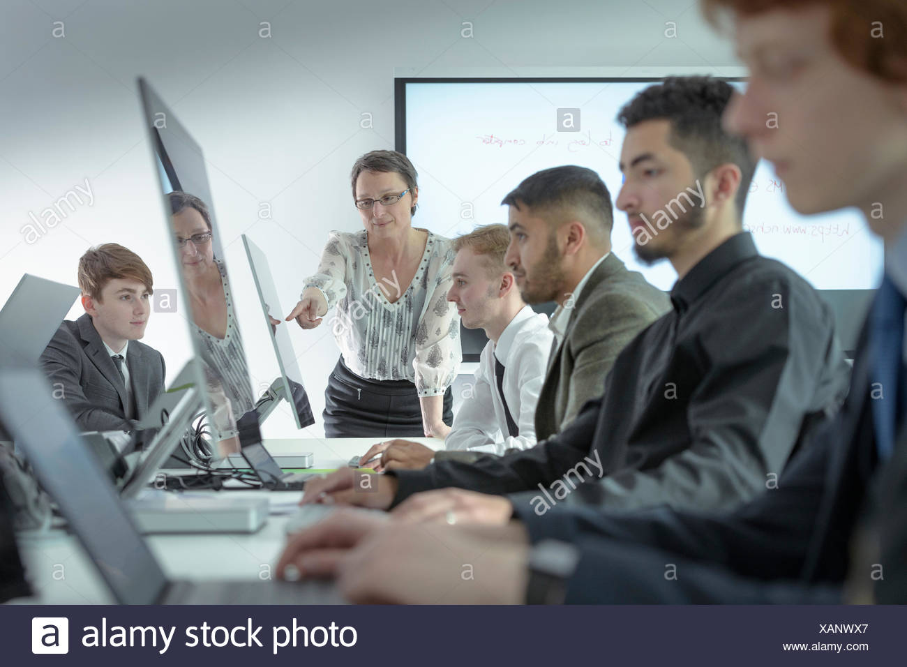 Female Teacher Classroom High Resolution Stock Photography and Images ...