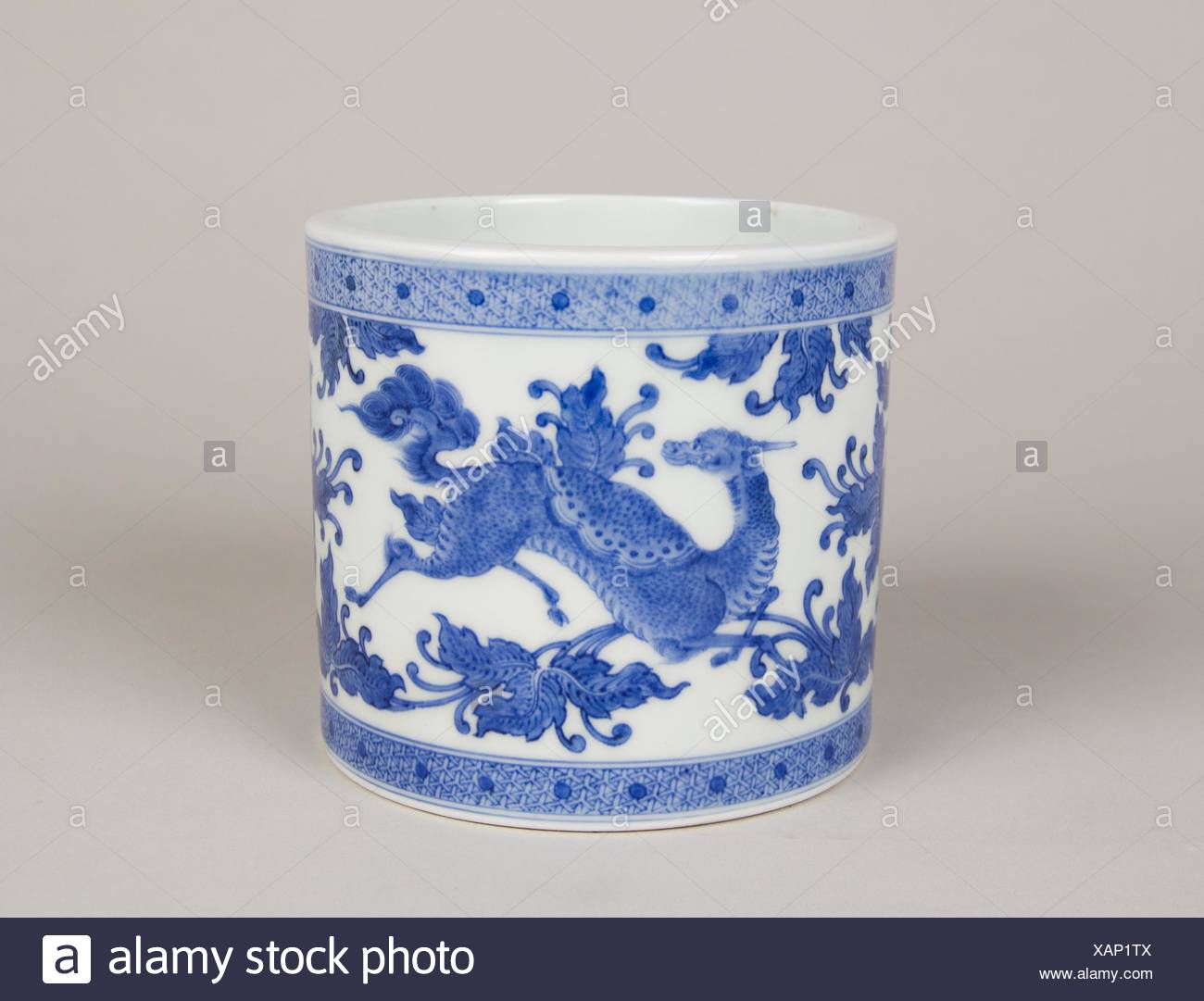 Porcelain With Underglaze Blue Decoration Hirado Ware Stock Photos ...