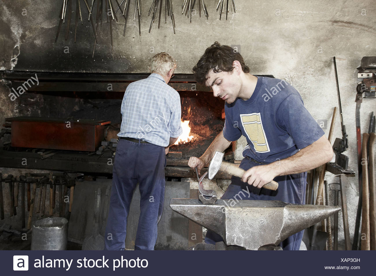 Blacksmiths At Work High Resolution Stock Photography and Images - Alamy