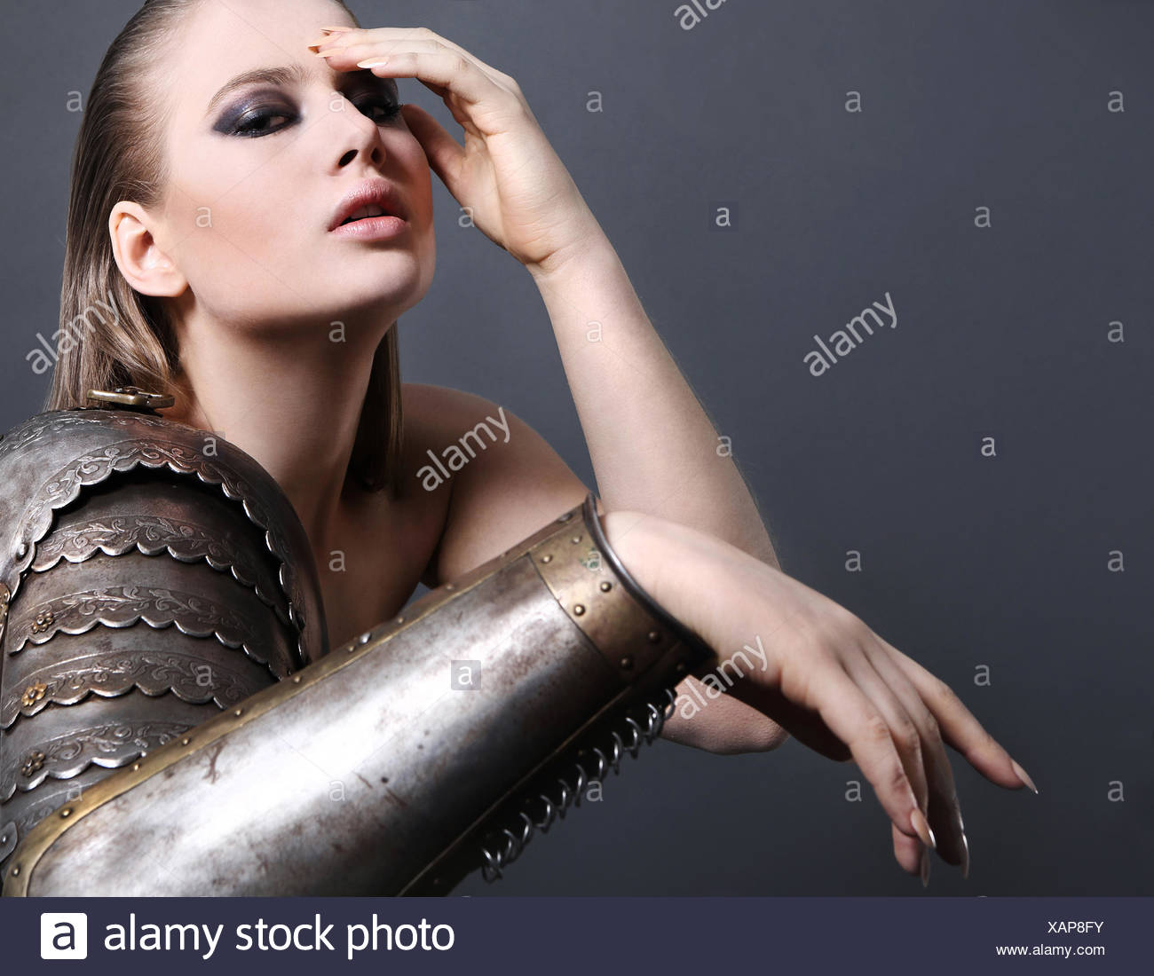Beautiful Young Woman Sword Stock Photos & Beautiful Young Woman Sword ...
