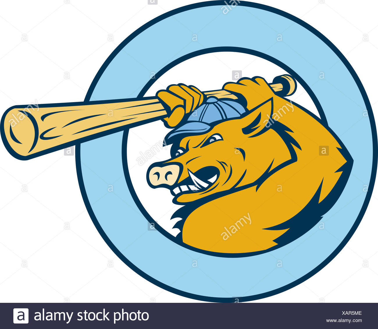 Cartoon Pig Illustration High Resolution Stock Photography and Images ...