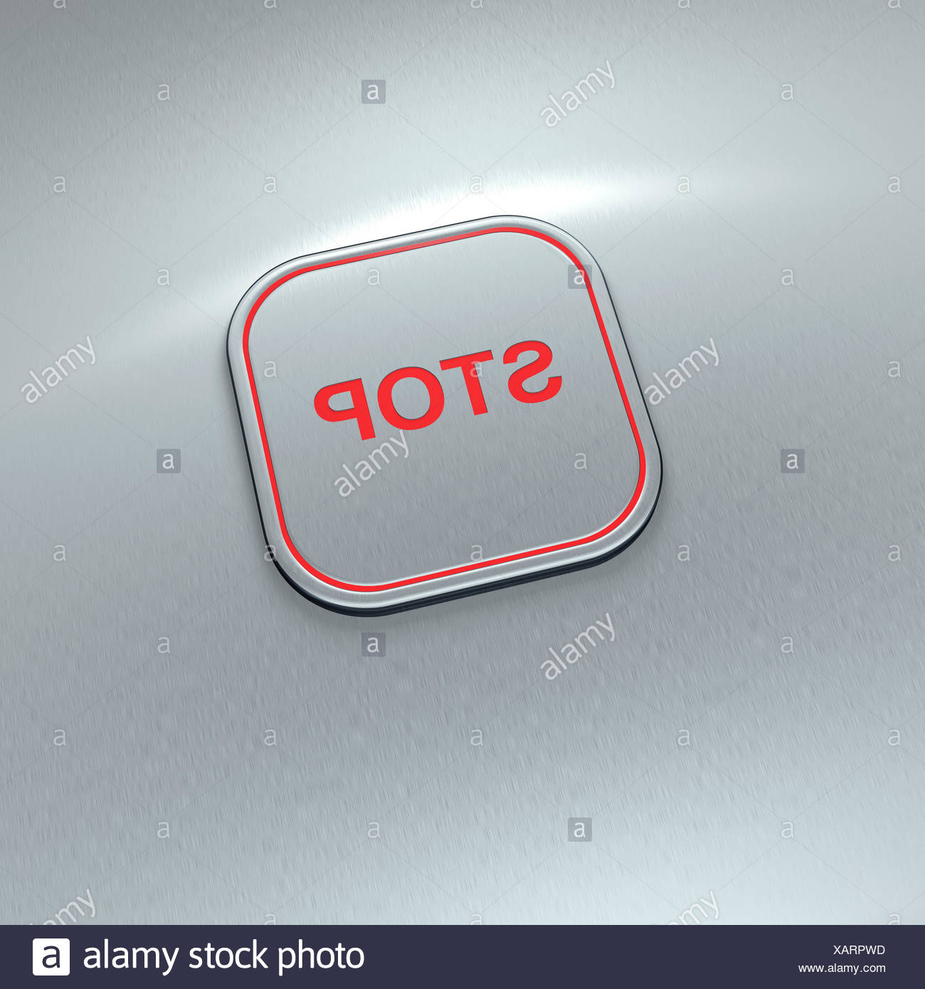 Red Stop Button Stock Photos & Red Stop Button Stock Images - Alamy
