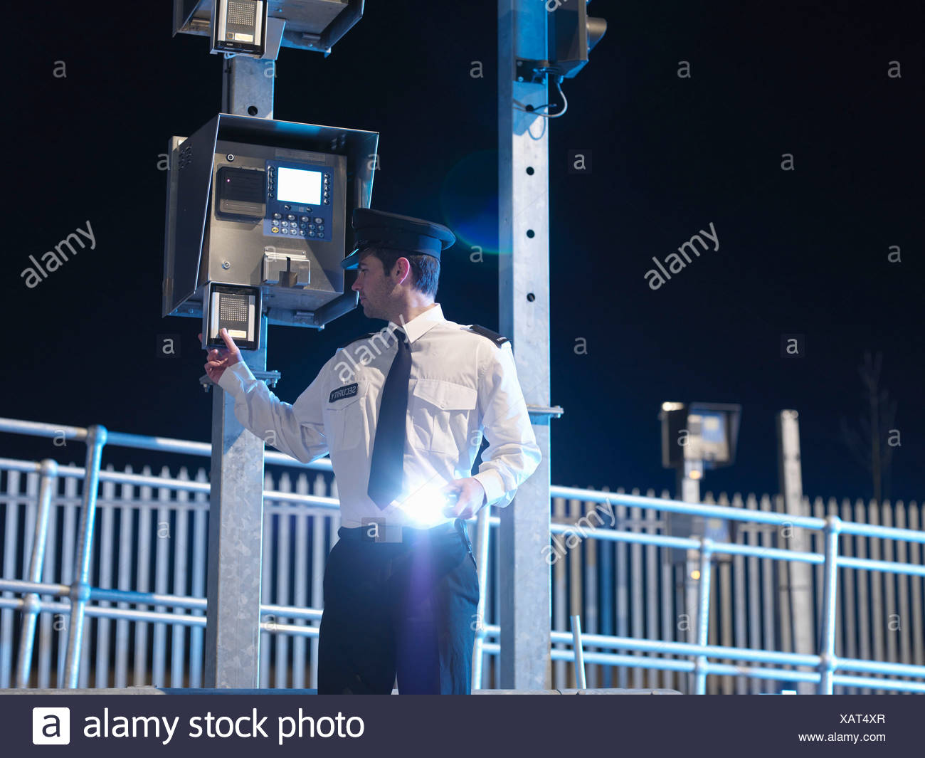 Security Guard Protection Gate Stock Photos & Security Guard Protection ...