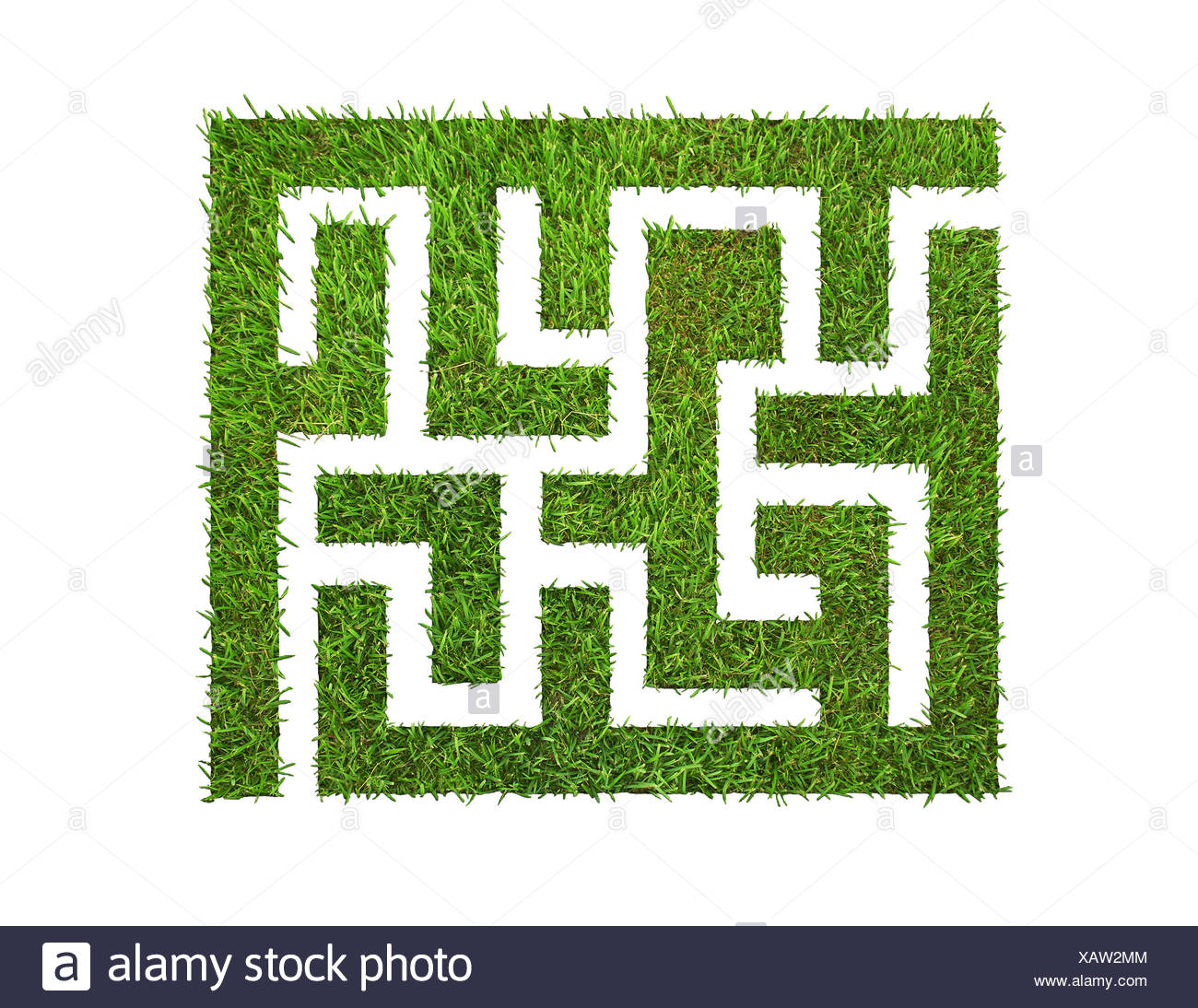 Top View Green Garden Maze High Resolution Stock Photography and Images ...