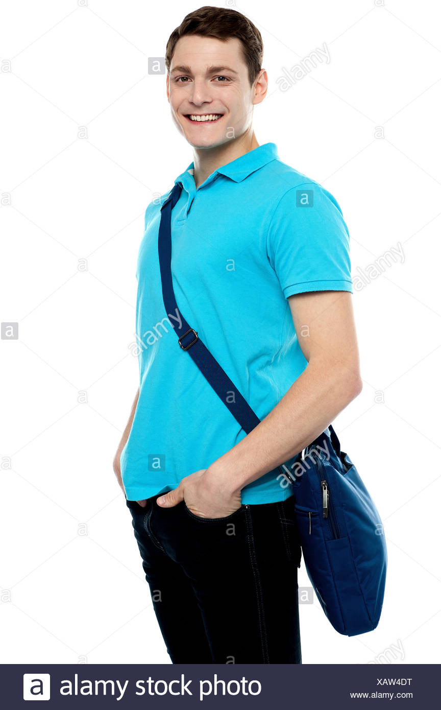 Man Carrying Laptop Bag Stock Photos & Man Carrying Laptop Bag Stock ...