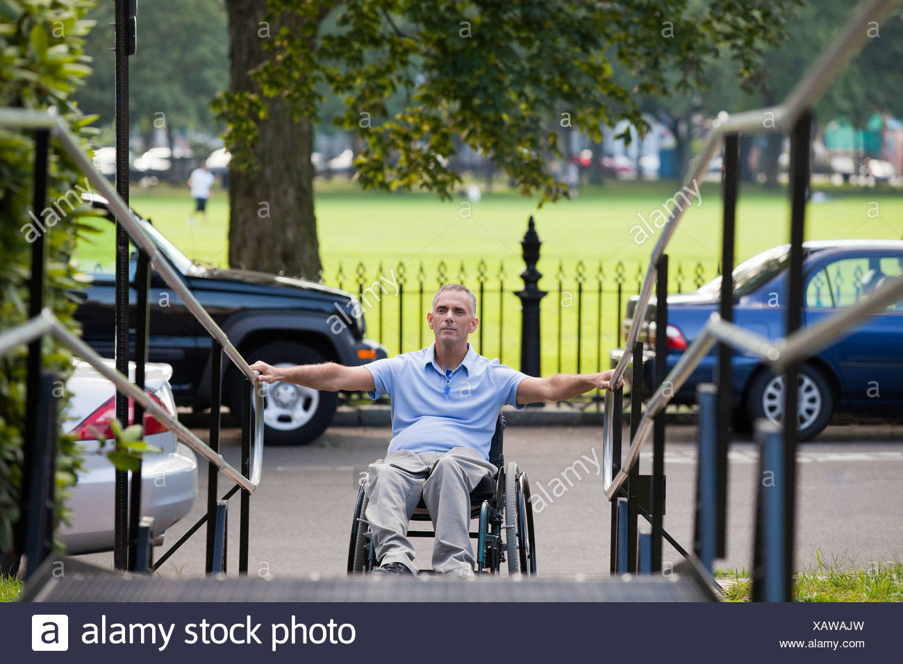Handicapped Ramp Wheelchair High Resolution Stock Photography and ...
