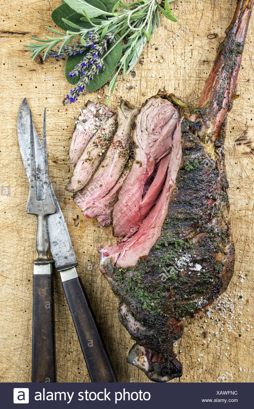 Venison Roast Haunch High Resolution Stock Photography and Images - Alamy