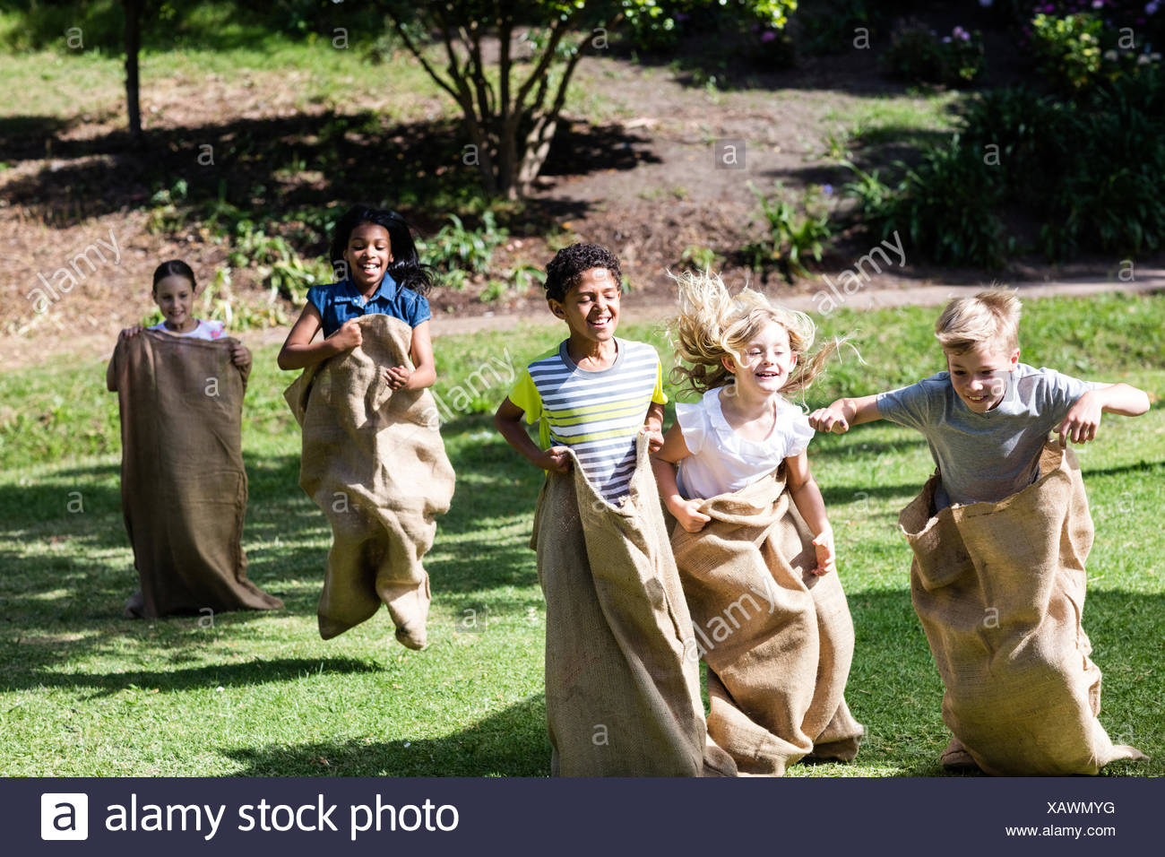 Sack Race High Resolution Stock Photography and Images - Alamy