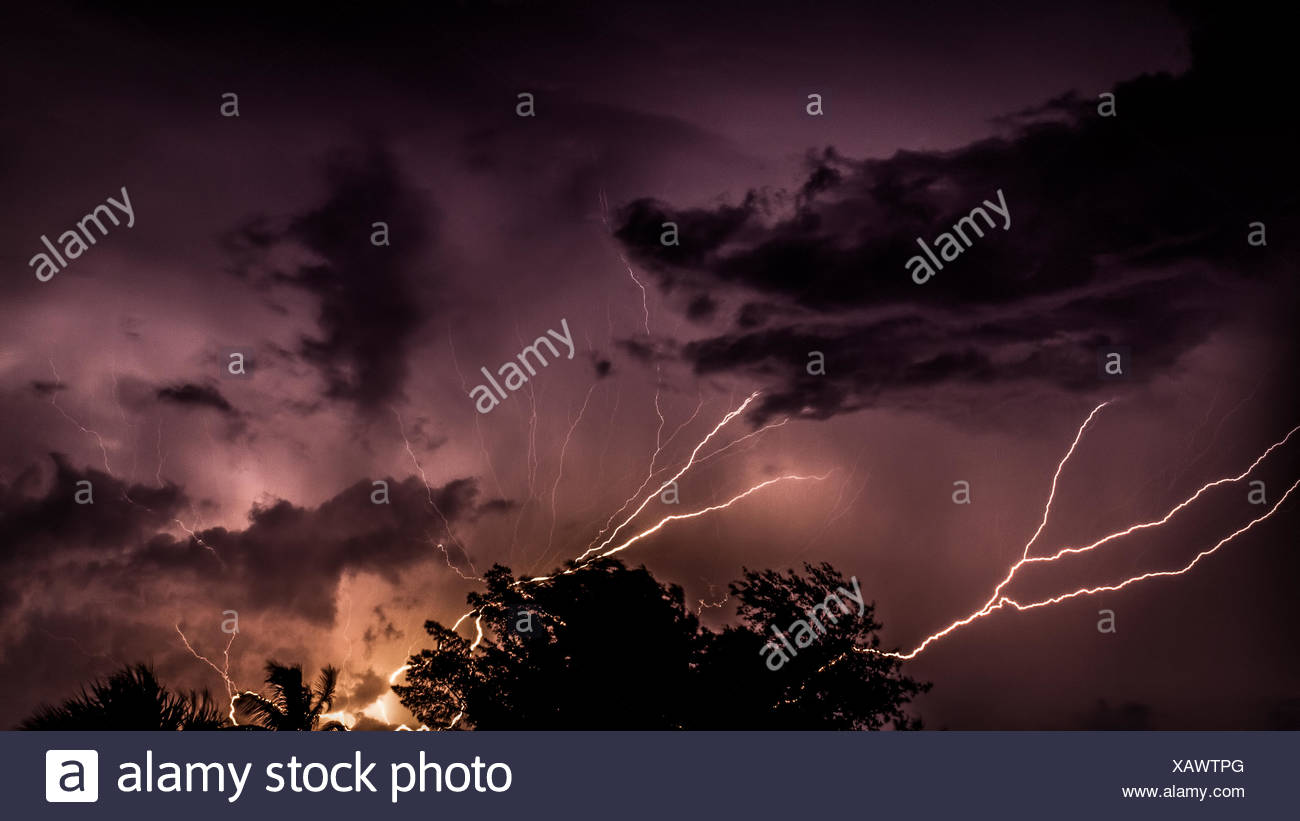 Florida Lightning Storm High Resolution Stock Photography and Images ...