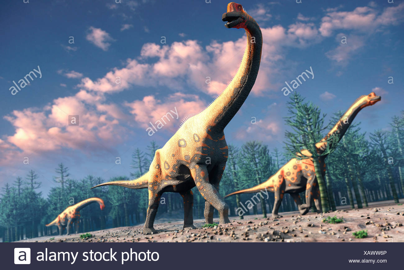 Artwork Brachiosaurus High Resolution Stock Photography and Images - Alamy