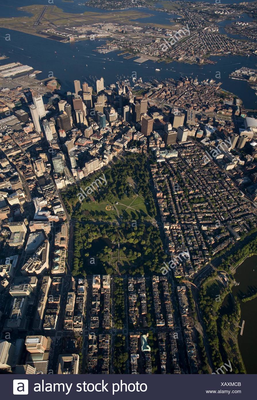 Boston Common Aerial Stock Photos & Boston Common Aerial Stock Images ...