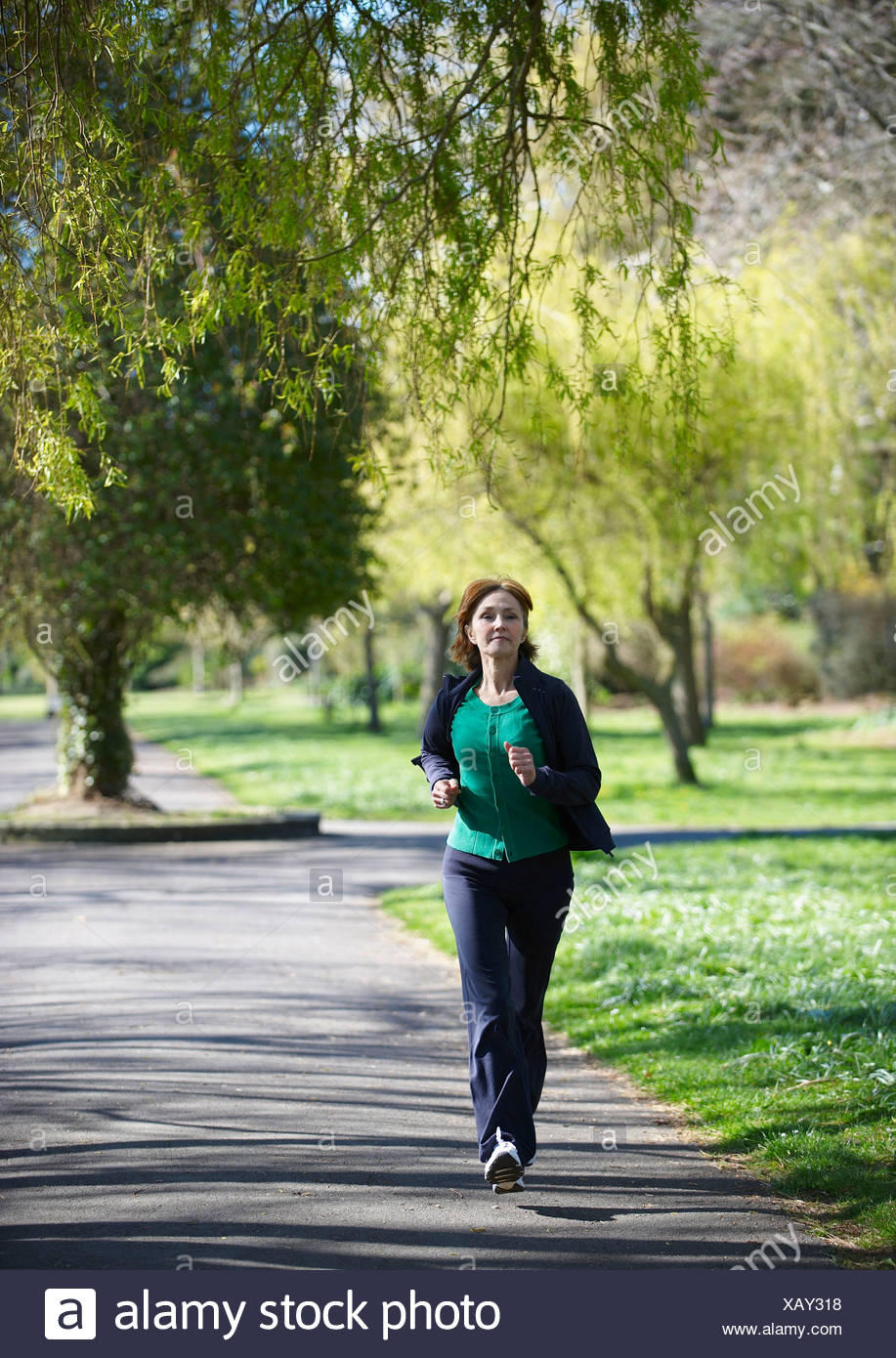 Lifestyle Jogging Middle Aged Stock Photos & Lifestyle Jogging Middle ...