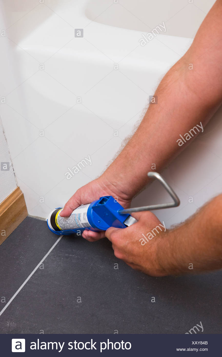 Person Applying Caulk High Resolution Stock Photography and Images - Alamy