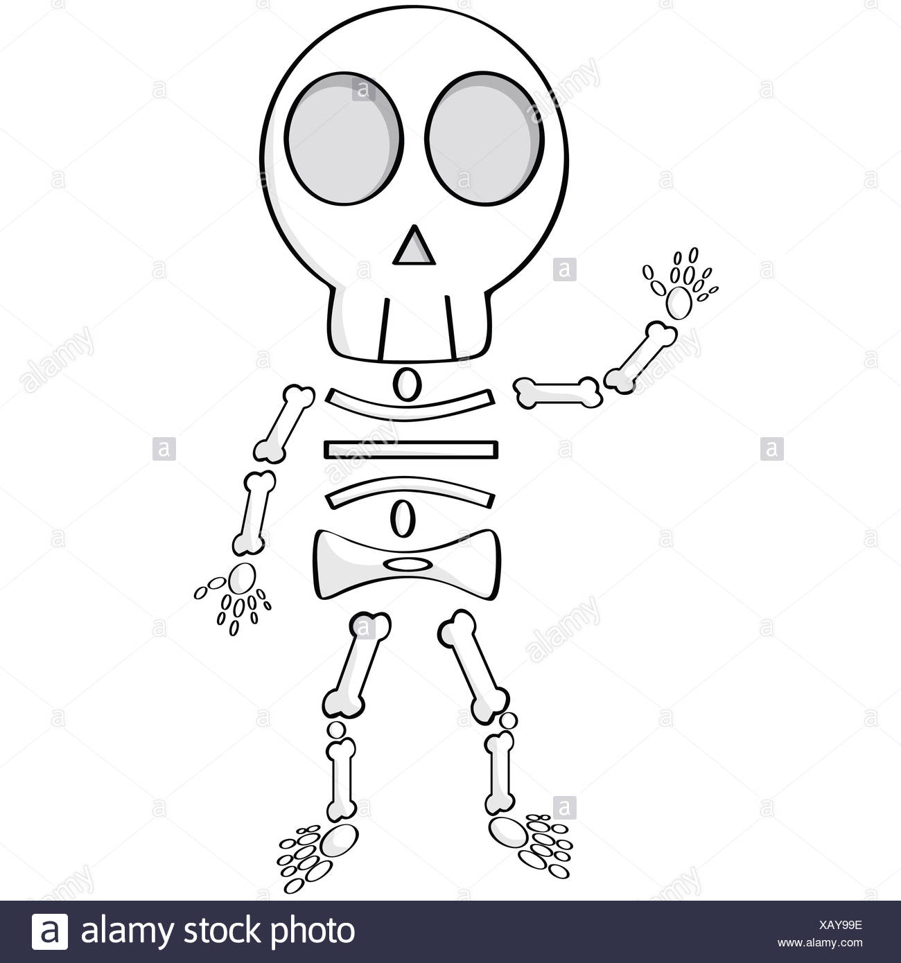 Cartoon Skeleton High Resolution Stock Photography and Images - Alamy