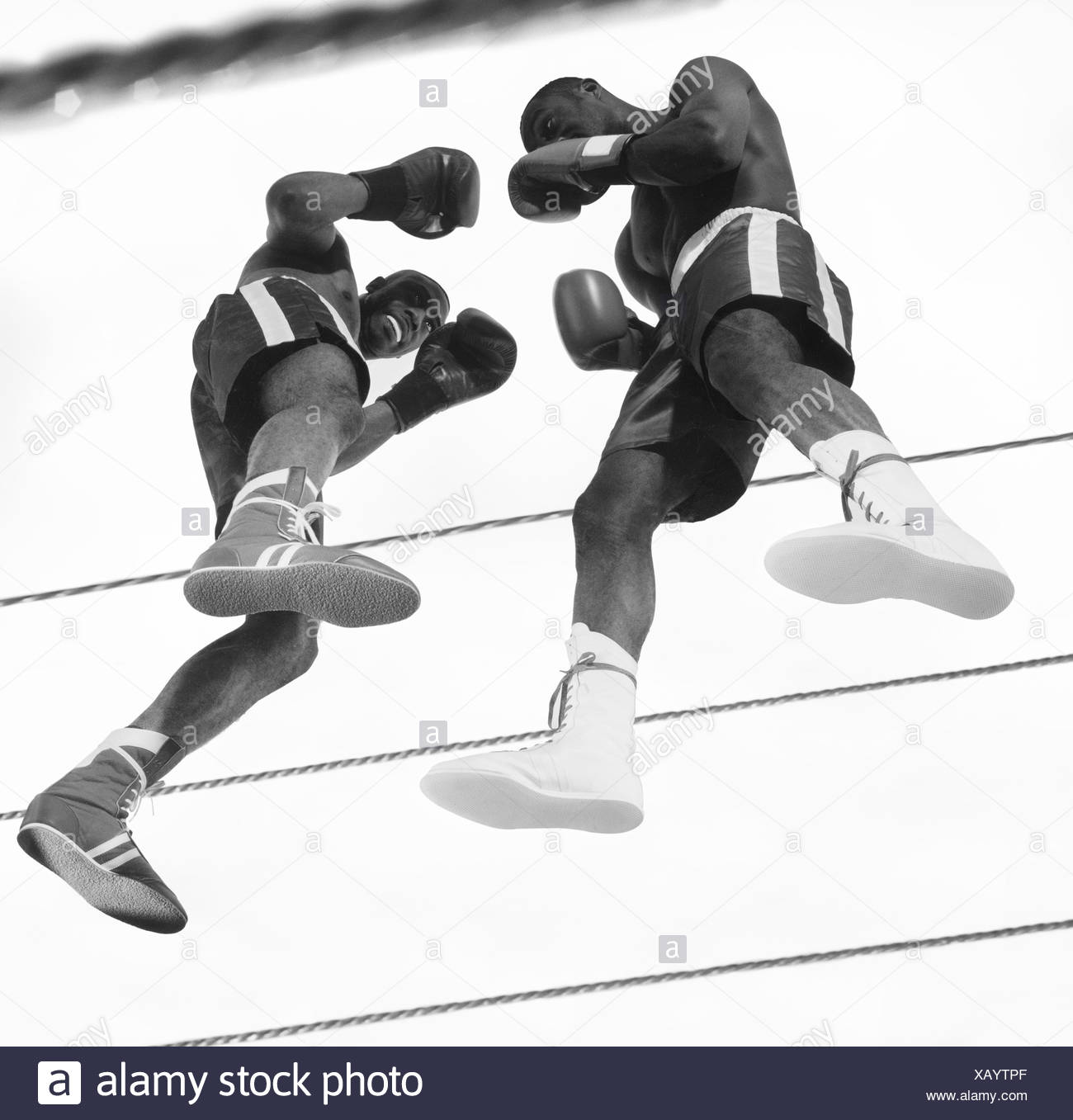 Boxing Ring Black and White Stock Photos & Images - Alamy