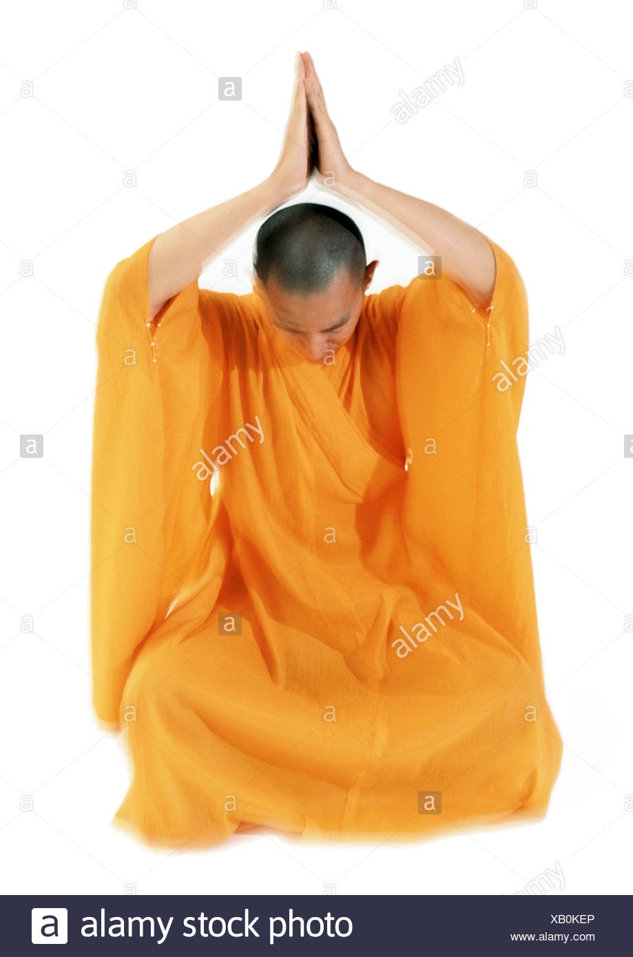 Praying Hands Over Head High Resolution Stock Photography and Images ...