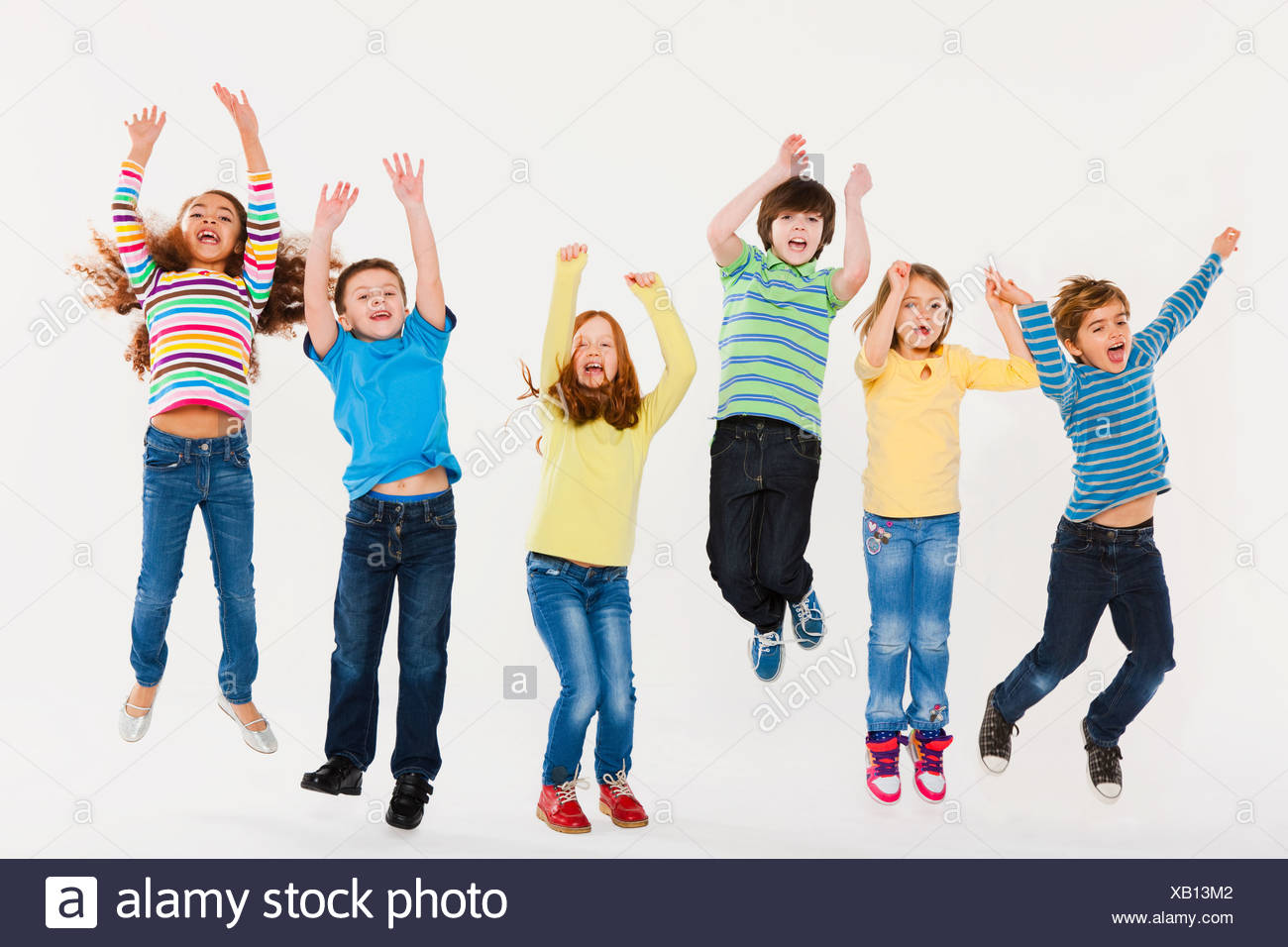 Jumping Children High Resolution Stock Photography and Images - Alamy