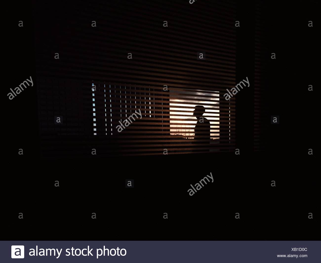 Man Window Silhouette High Resolution Stock Photography and Images - Alamy