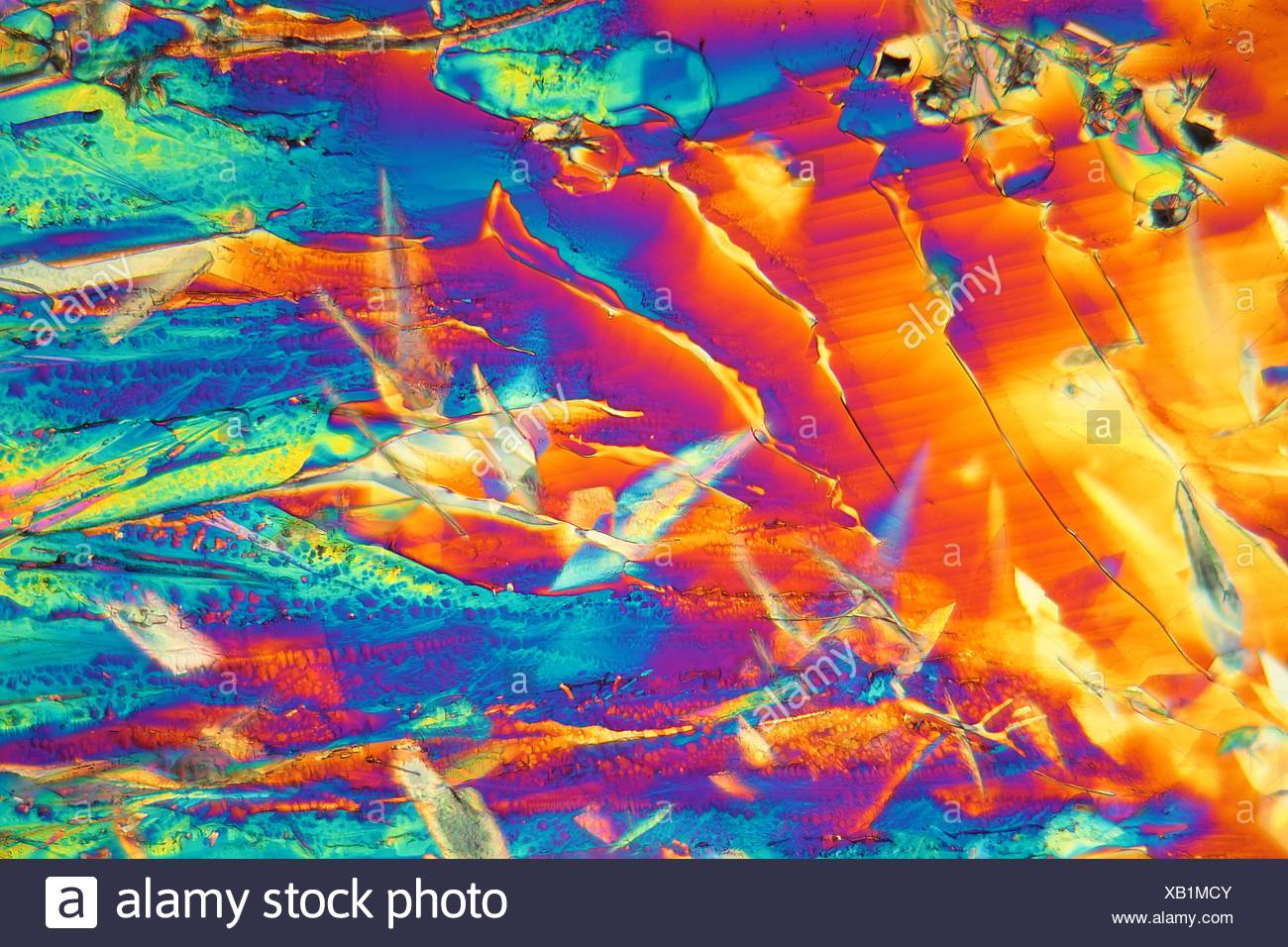 Crystal Salt Crystals Microscope High Resolution Stock Photography and ...