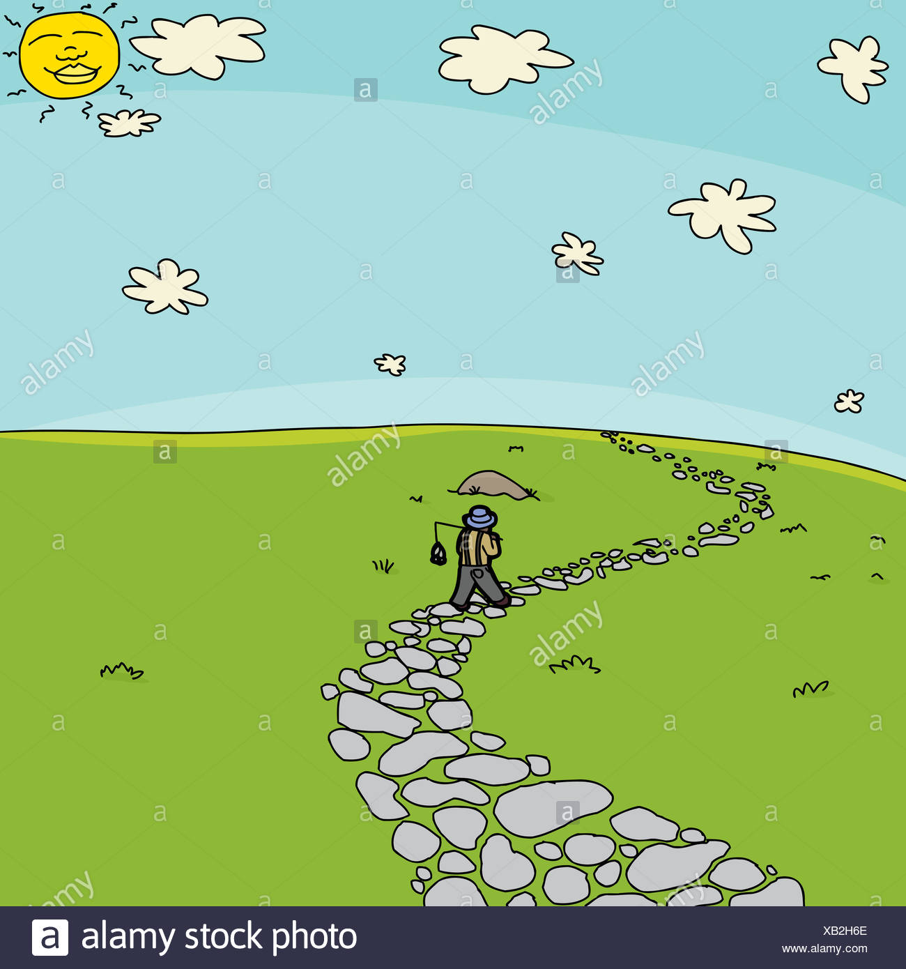 Cartoon Landscape High Resolution Stock Photography and Images - Alamy