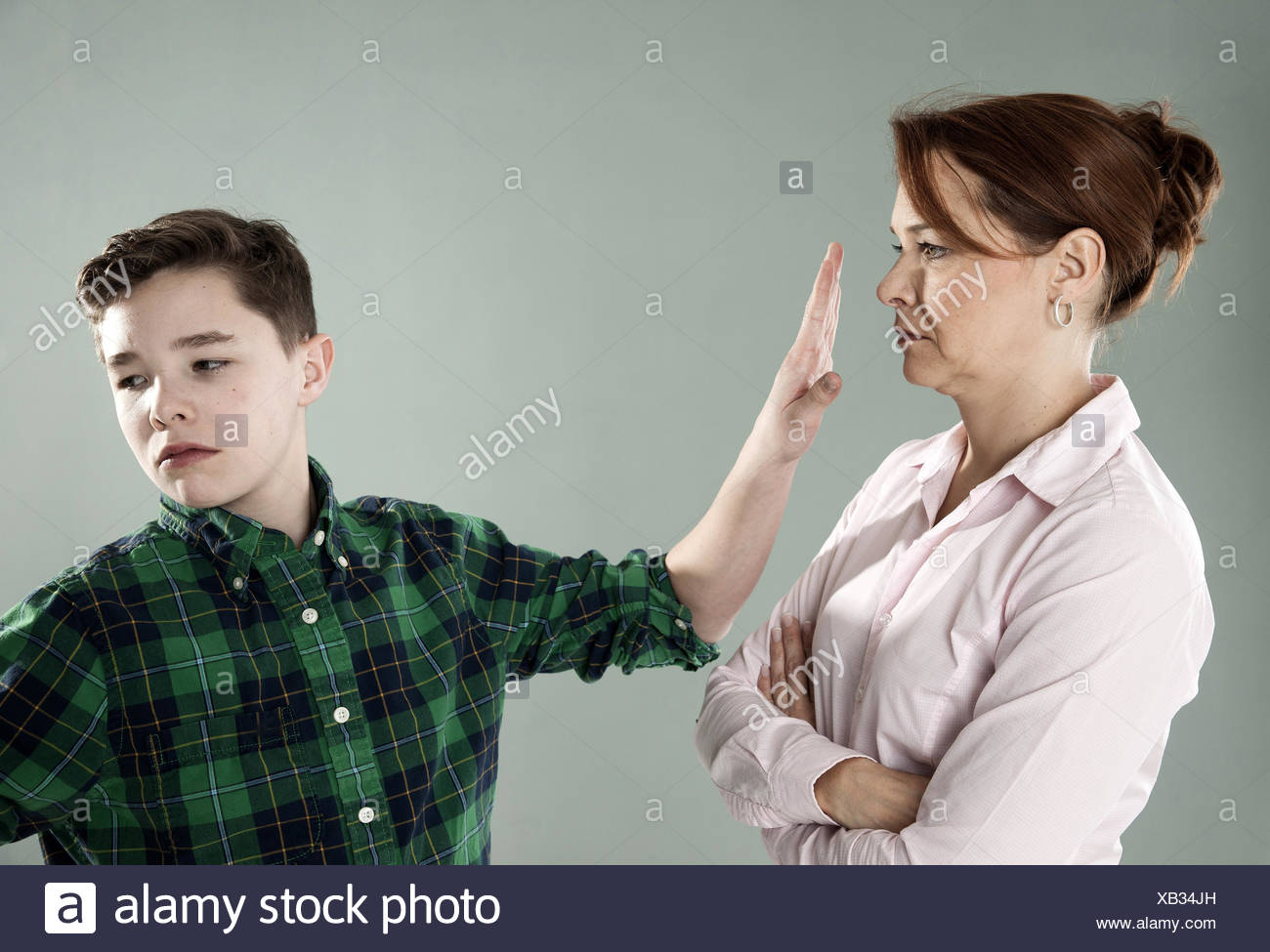 Mother And Son Have Fight High Resolution Stock Photography and Images ...