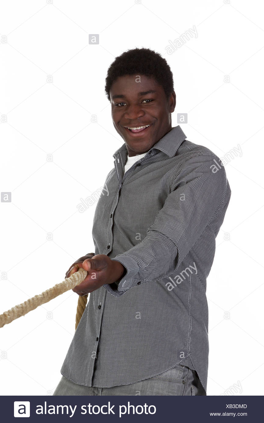 Boys Pulling Rope High Resolution Stock Photography and Images - Alamy