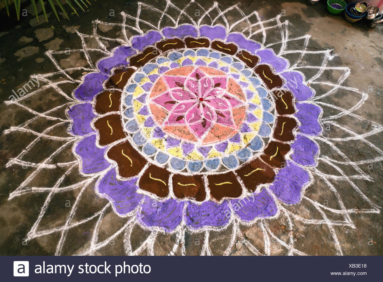 Rangoli Designs Stock Photos & Rangoli Designs Stock Images - Alamy