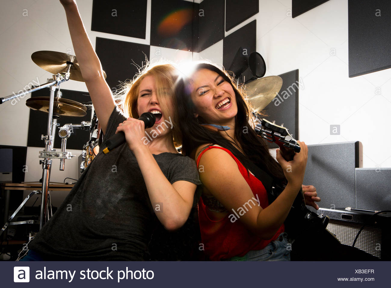 All Female Rock Band High Resolution Stock Photography and Images - Alamy