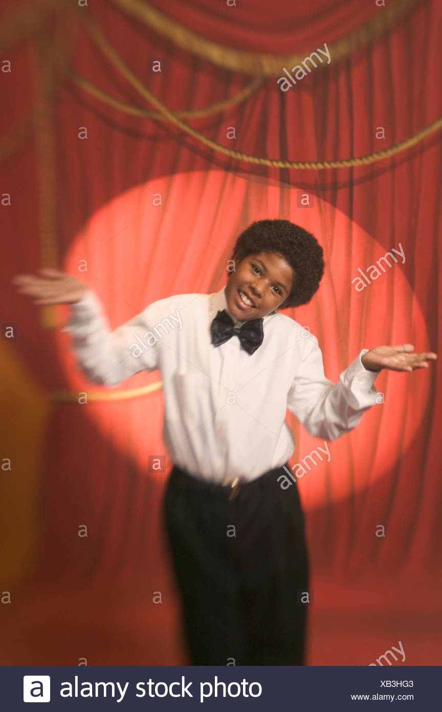 African American Boy On Stage High Resolution Stock Photography and ...