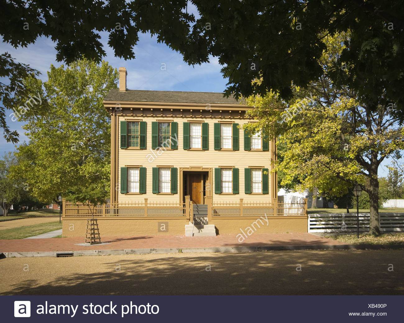 Lincoln Home Springfield Illinois High Resolution Stock Photography and ...