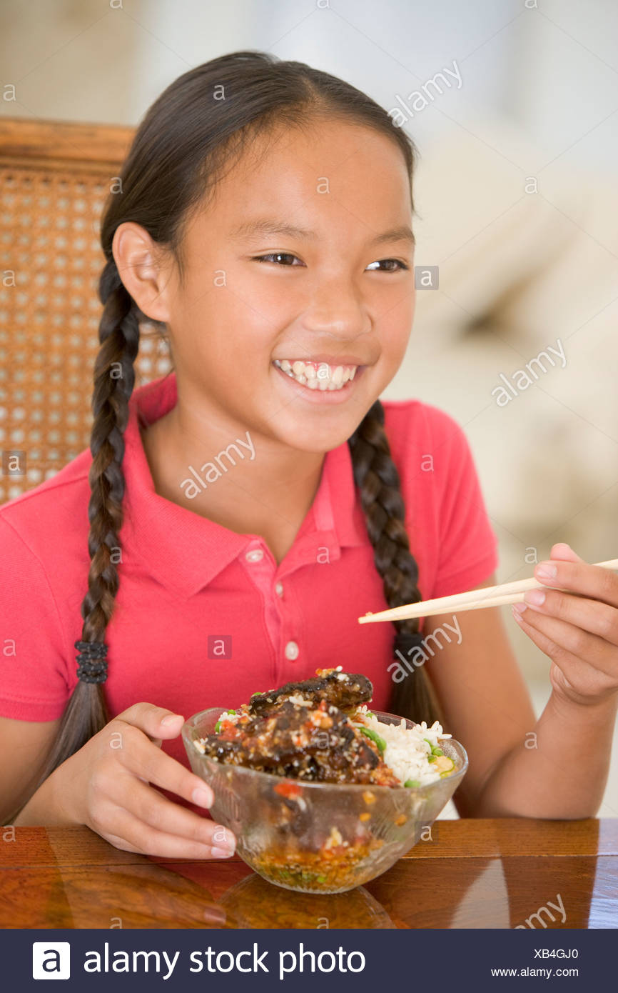 Chinese Girl Eating High Resolution Stock Photography and Images - Alamy