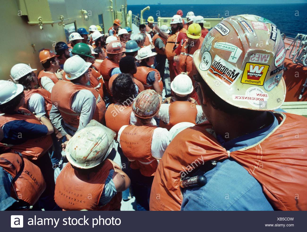 Oil Rig Lifeboat High Resolution Stock Photography and Images - Alamy