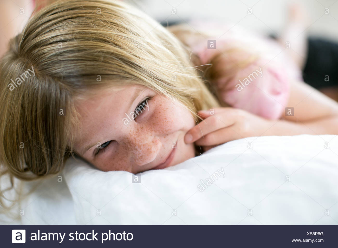Pretty Girl With Freckles High Resolution Stock Photography and Images ...