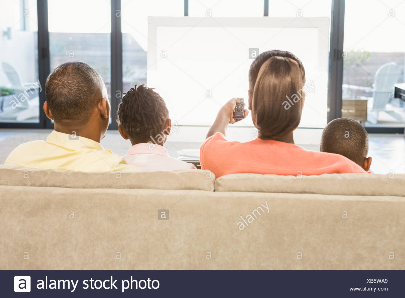 Woman Watching Over Children High Resolution Stock Photography and ...