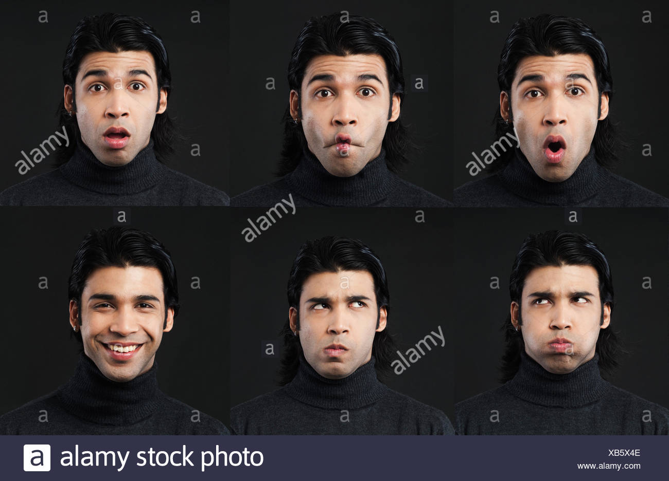 Facial Expressions Different High Resolution Stock Photography and ...