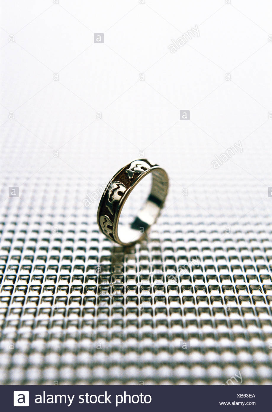 Silver Wedding Ring High Resolution Stock Photography and Images - Alamy