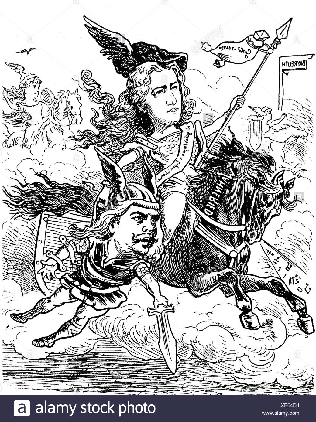 Caricature Of Richard Wagner Stock Photos & Caricature Of Richard ...