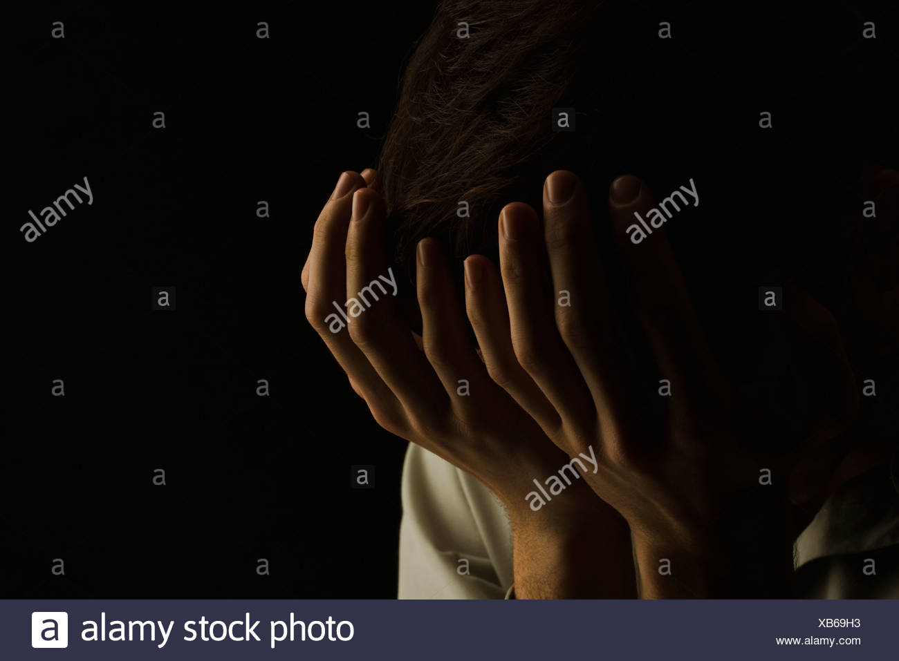 Hands Covering Eyes High Resolution Stock Photography and Images - Alamy