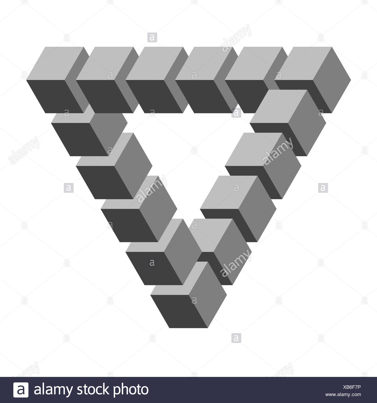 Infinite Triangle Optical Illusion High Resolution Stock Photography ...