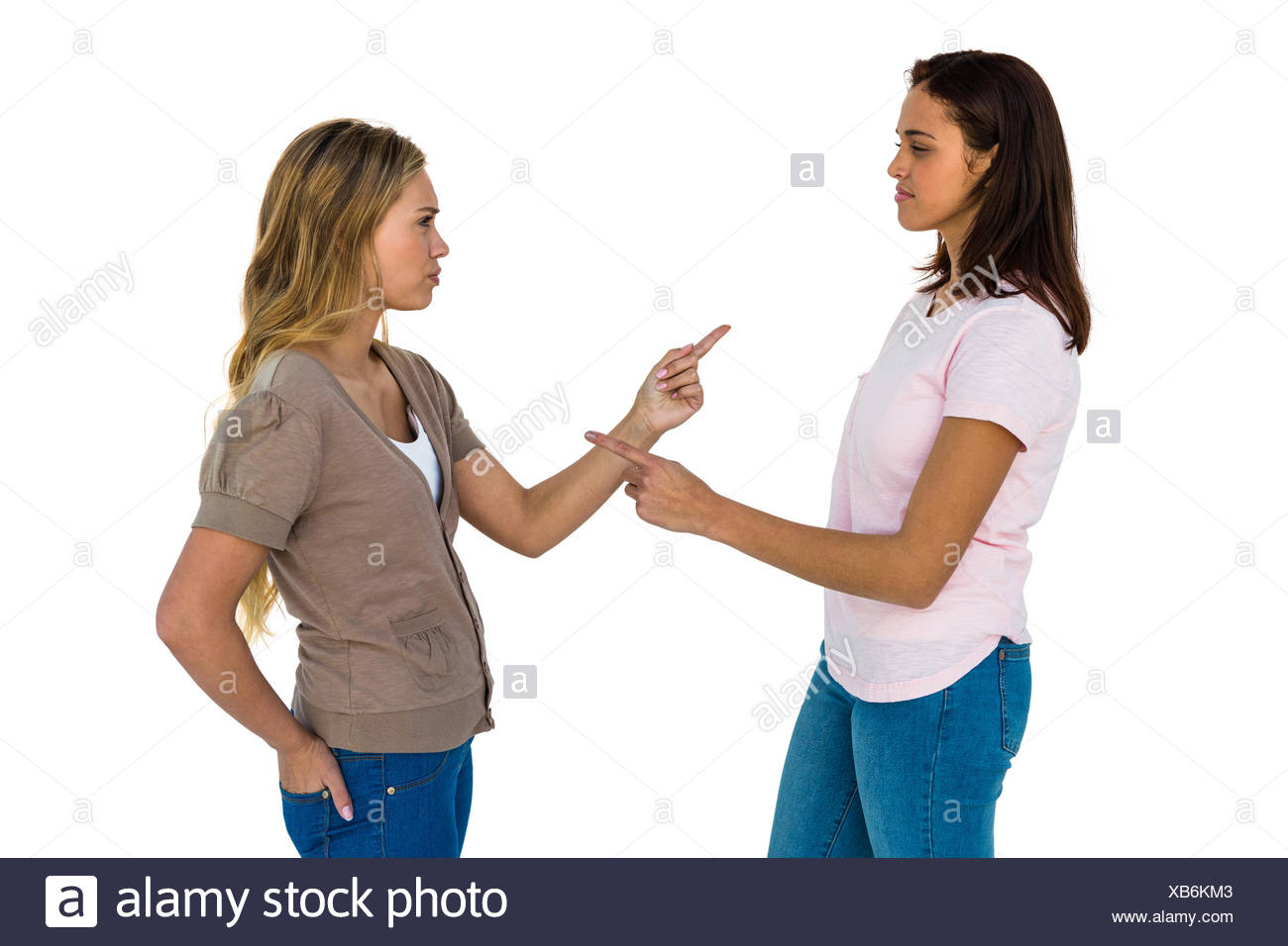 Two Girls Arguing Stock Photos & Two Girls Arguing Stock Images - Alamy