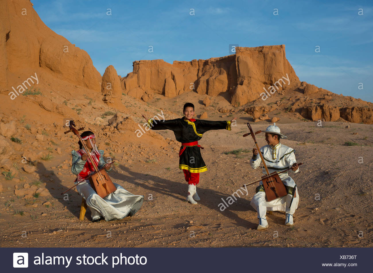 Mongolian Boy In Traditional Dress High Resolution Stock Photography ...