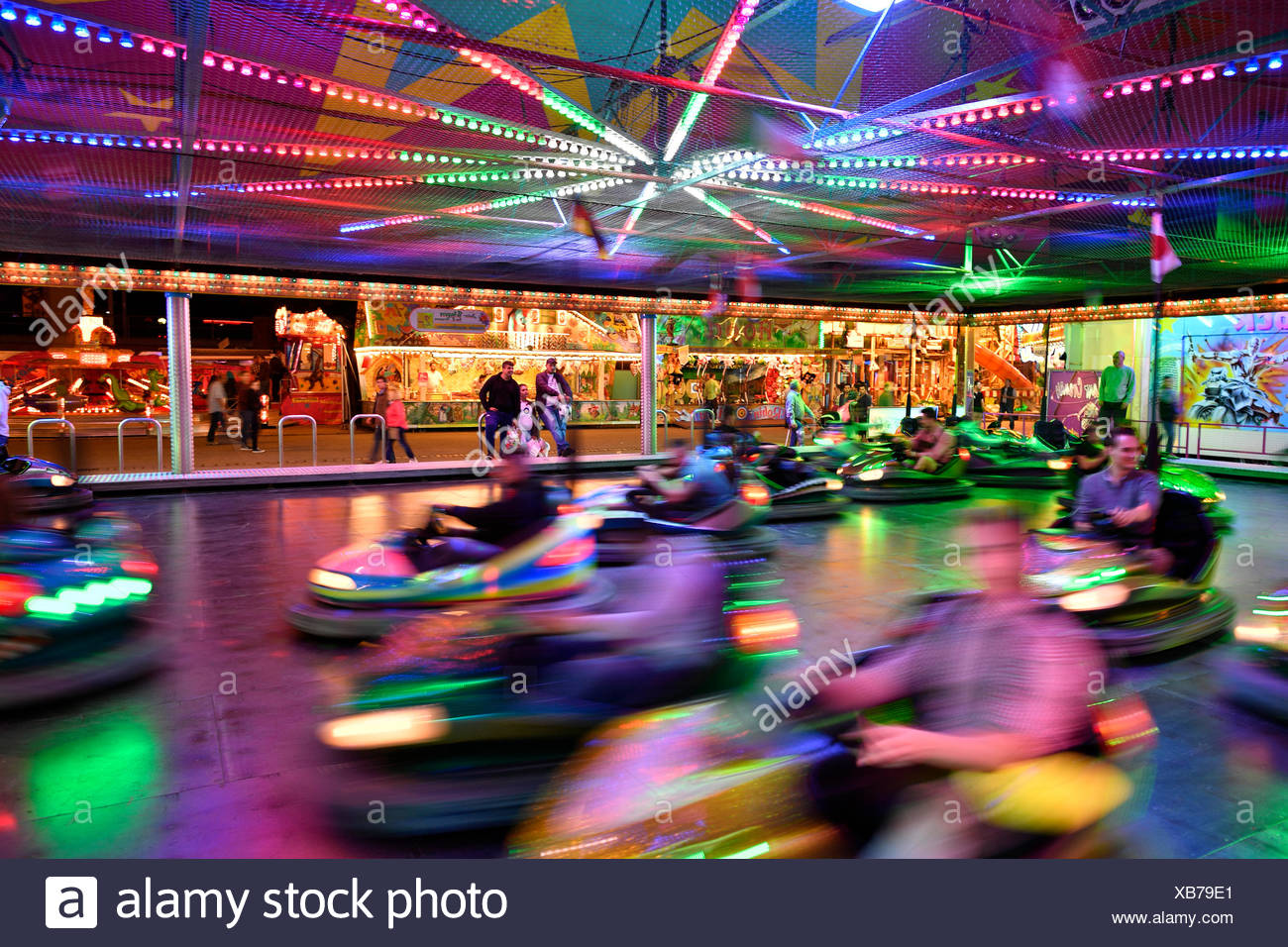 Bumper Car Fairground Ride At High Resolution Stock Photography and ...