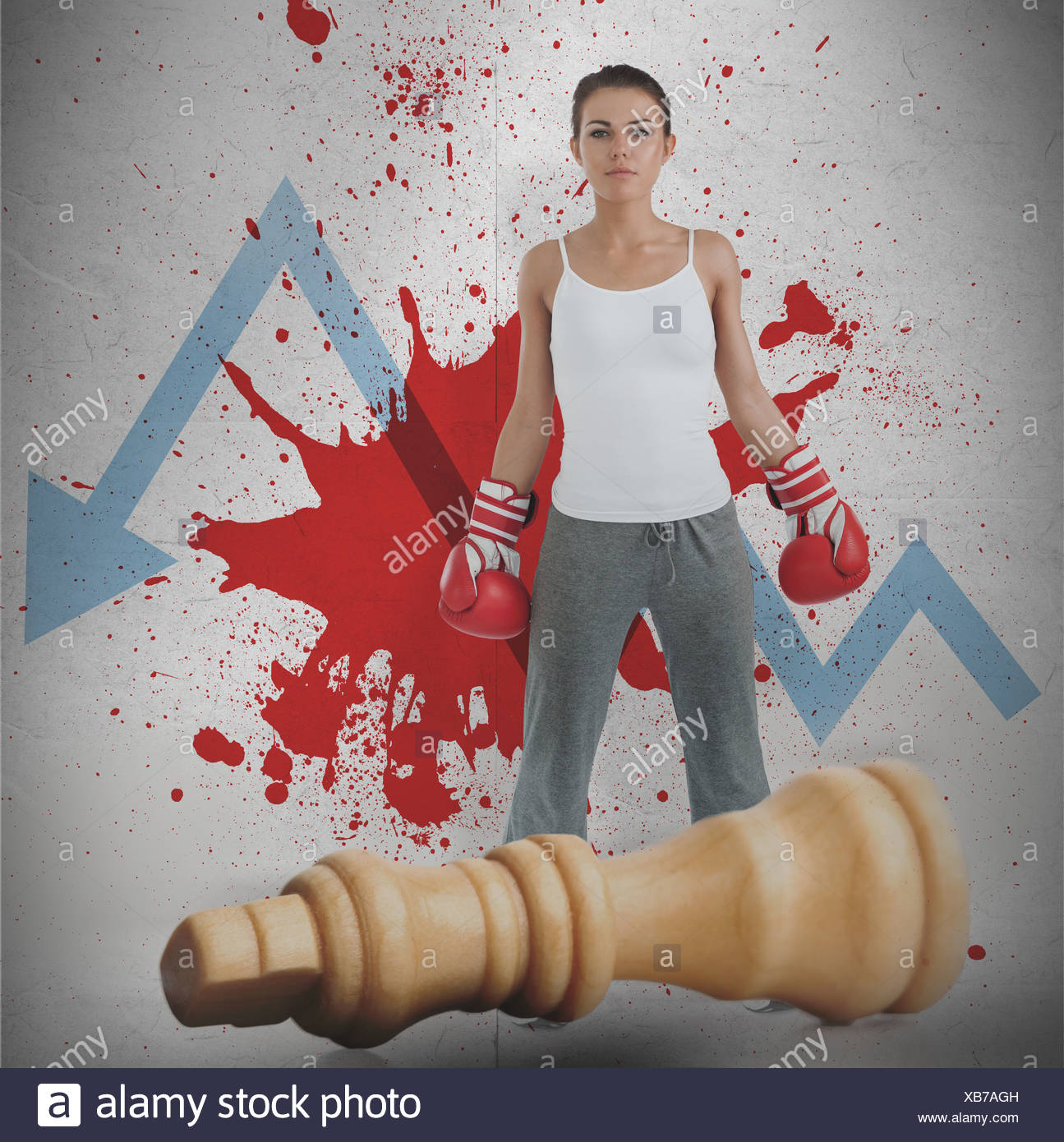 Red Arrow Female High Resolution Stock Photography and Images - Alamy