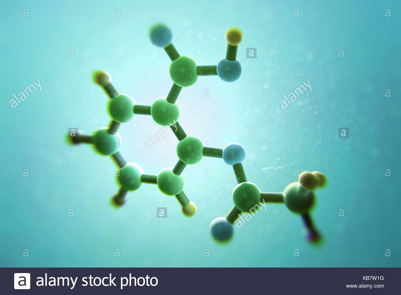 Aspirin Molecular Model Of Drug Aspirin High Resolution Stock ...
