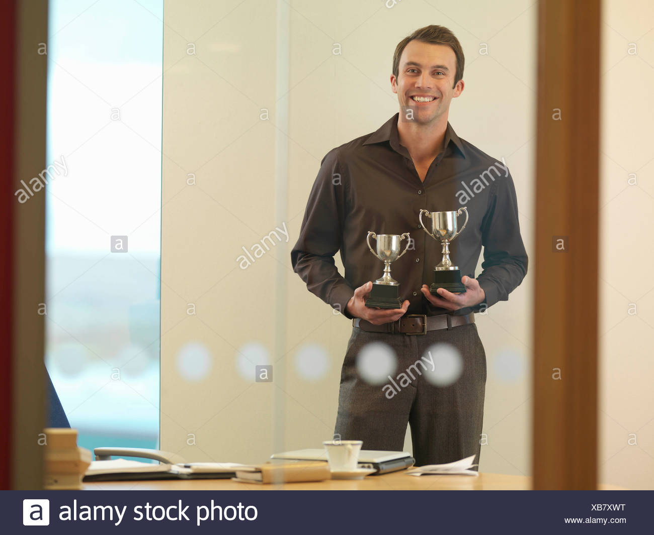 Happy Trophy High Resolution Stock Photography and Images - Alamy