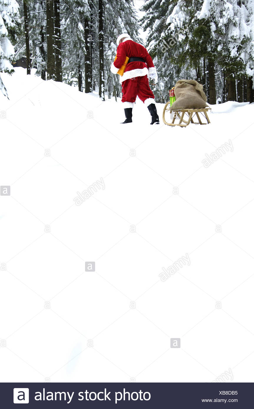 Santa Claus Sleigh Sack High Resolution Stock Photography and Images ...