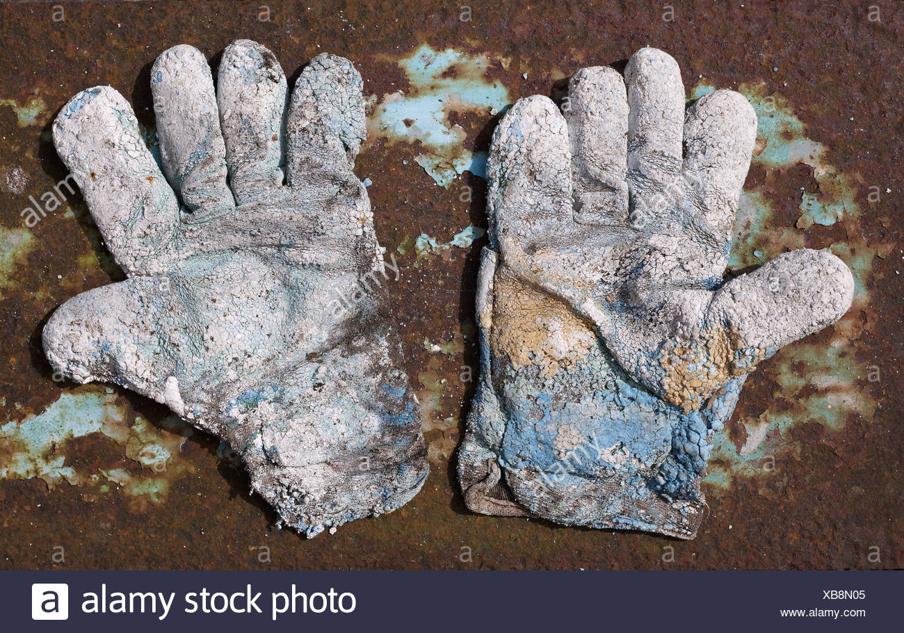Very Worn Gloves High Resolution Stock Photography and Images - Alamy