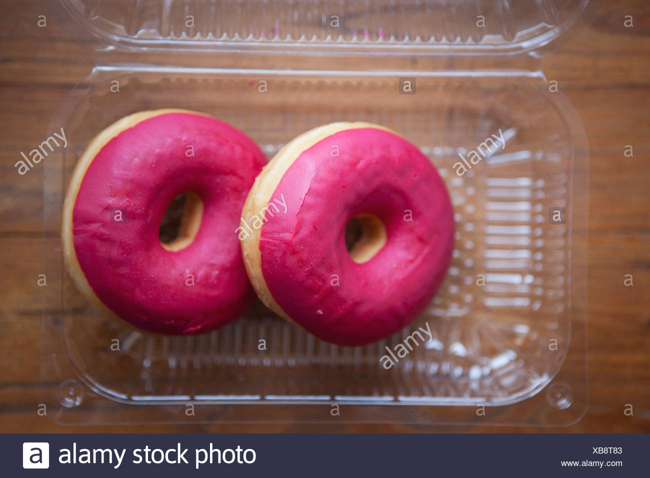 Donuts In Plastic Container Stock Photos & Donuts In Plastic Container ...